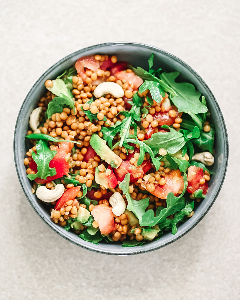 Ensalada de lentejas - Receta fácil y sana - I AM BIO